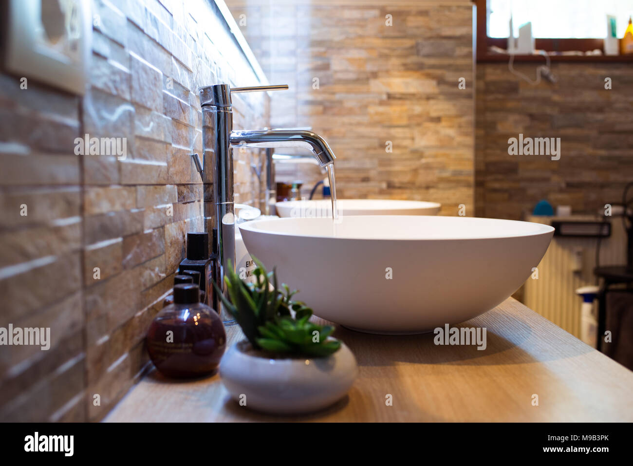 Bathroom sink design Stock Photo - Alamy