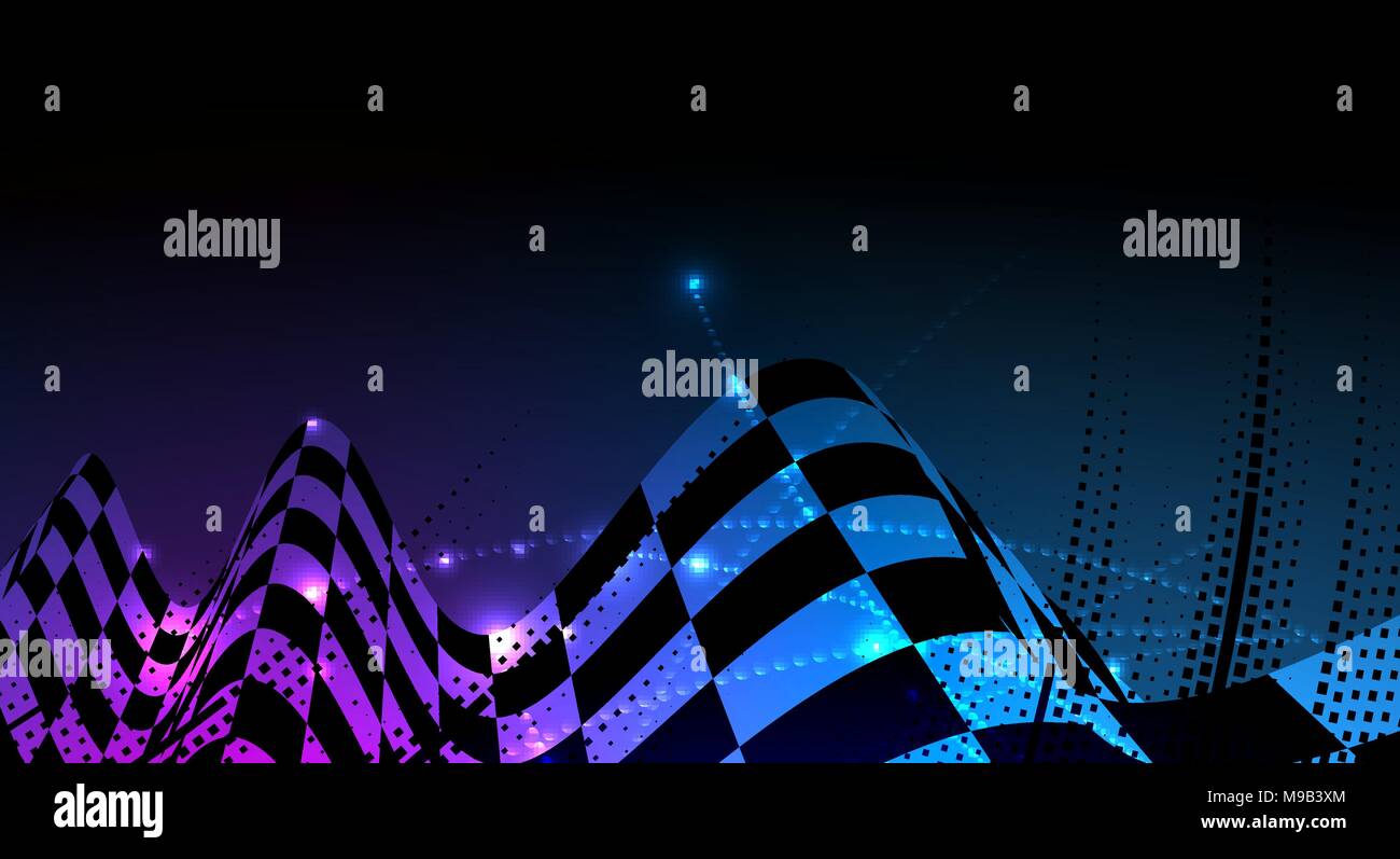 Racing square background, vector abstraction in car track Stock Vector ...