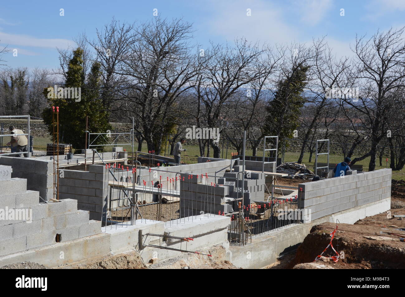 Zoom on a construction site, building site Stock Photo - Alamy