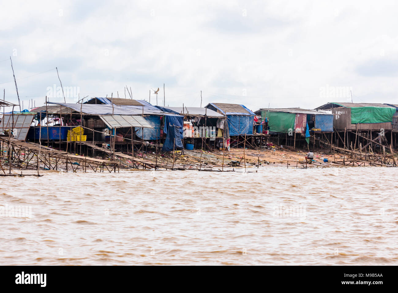 Bamboo stilt jetty hi-res stock photography and images - Alamy