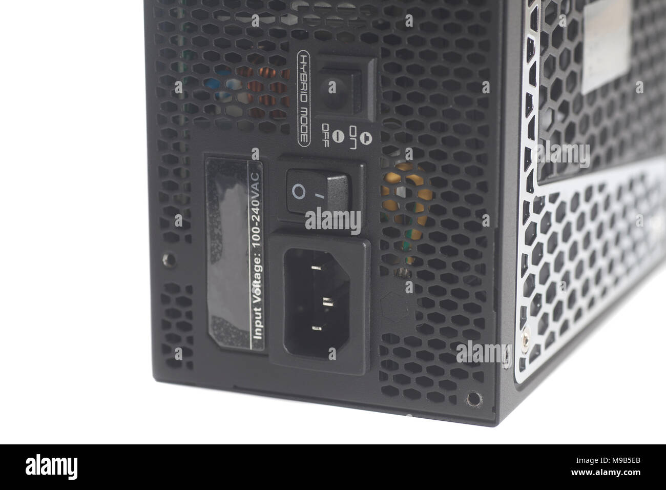 Computer Power Supply Unit isolated on white Stock Photo - Alamy