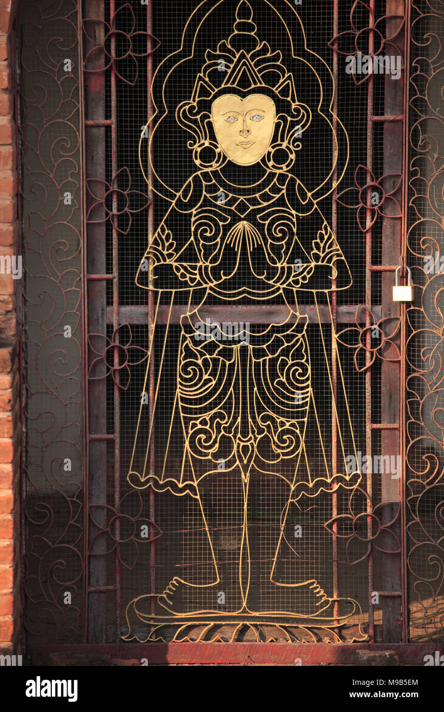 Myanmar, Burma, Bagan, temple, door Stock Photo - Alamy