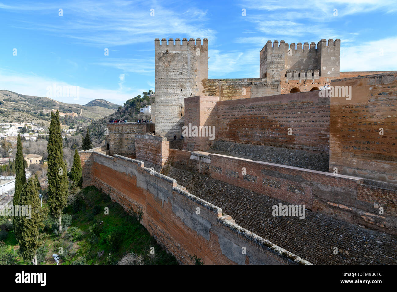 Alcazaba of the alhambra hi-res stock photography and images - Alamy