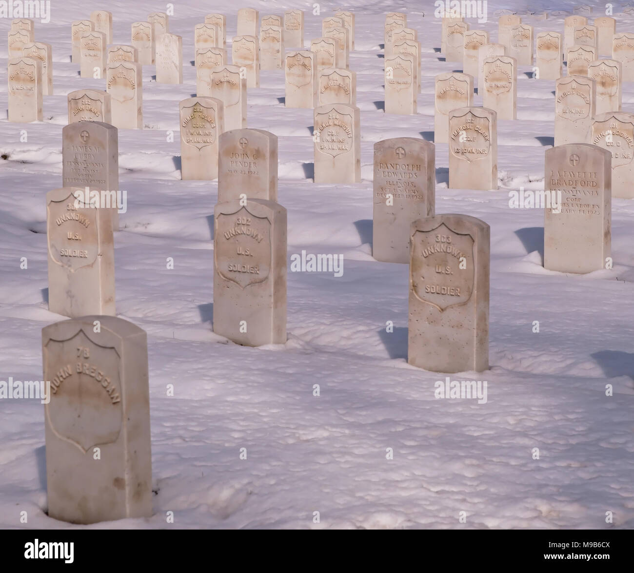 3-22-2018 PITTSBURGH, PENNSYLVANIA Allegheny Cemetery Civil War section ...