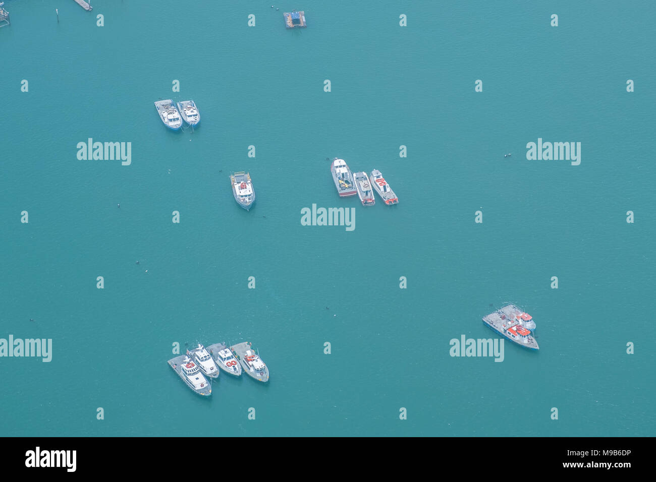 Aerial ocean boat hi-res stock photography and images - Alamy