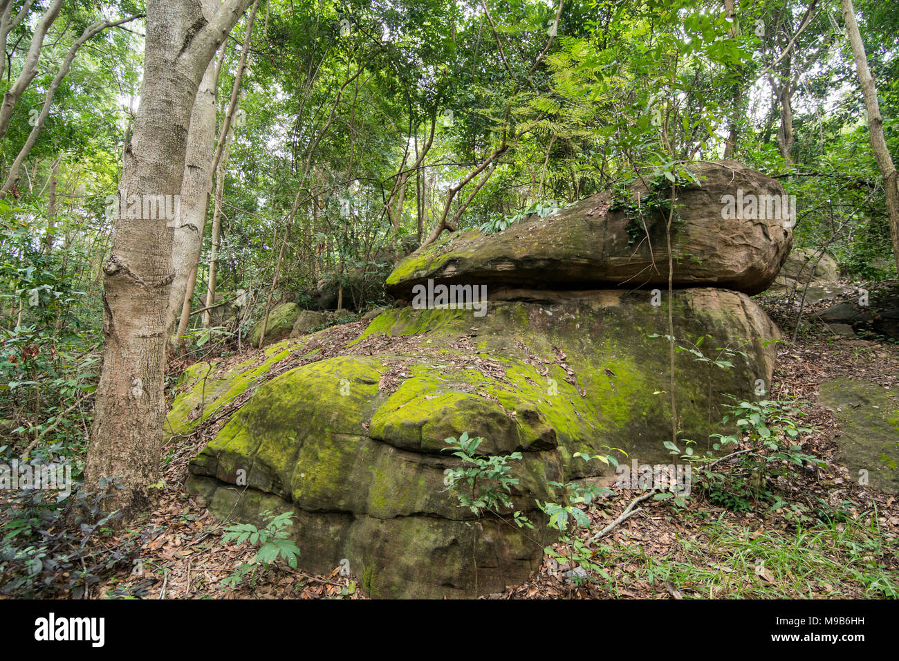the ancient Quarry of khmer at the town of Ban Kruat at south of the ...