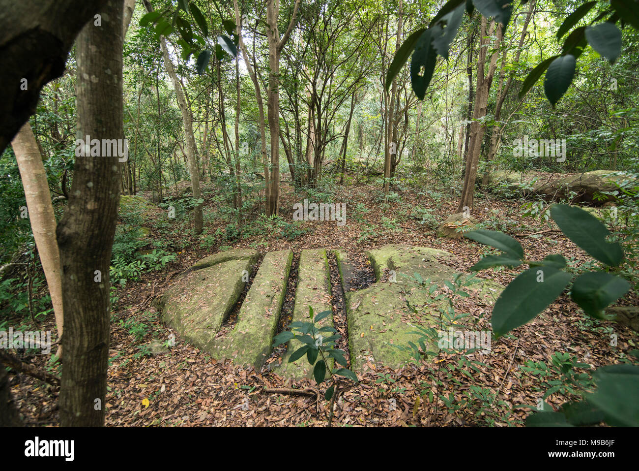 the ancient Quarry of khmer at the town of Ban Kruat at south of the ...