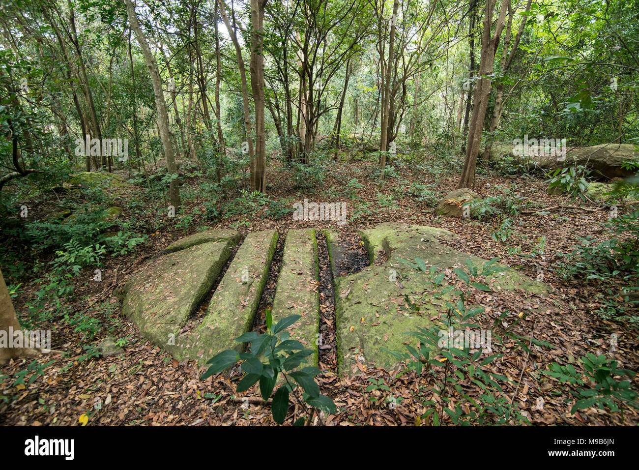the ancient Quarry of khmer at the town of Ban Kruat at south of the ...