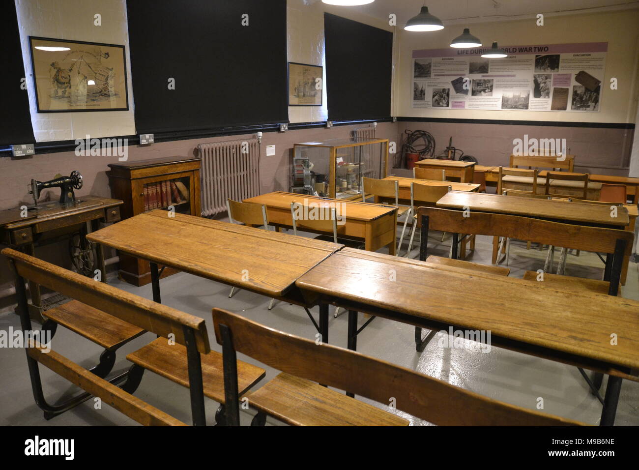 1940s school room hi-res stock photography and images - Alamy