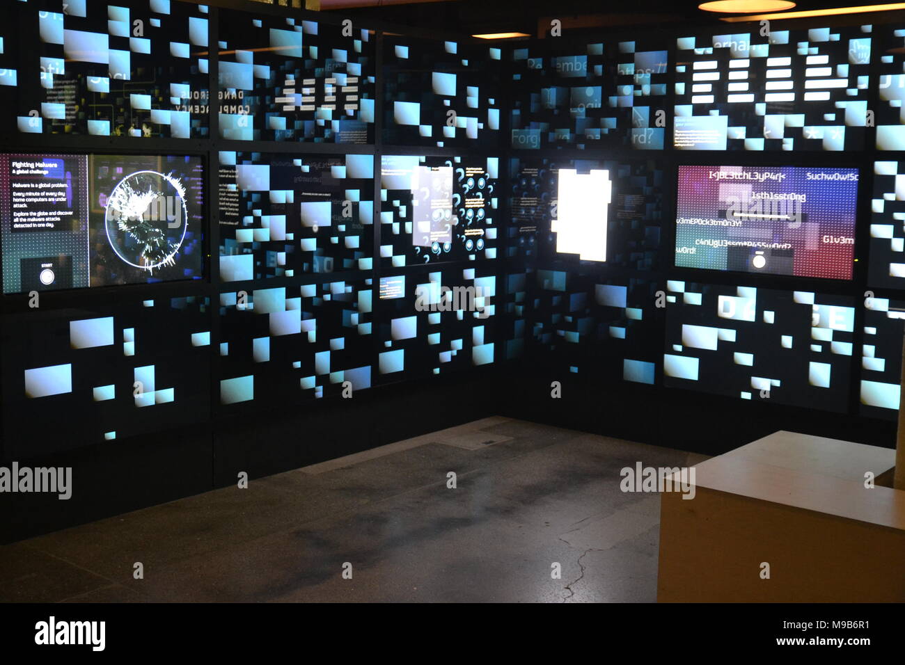 Cyber Security Exhibition at Bletchley Park, UK Stock Photo - Alamy