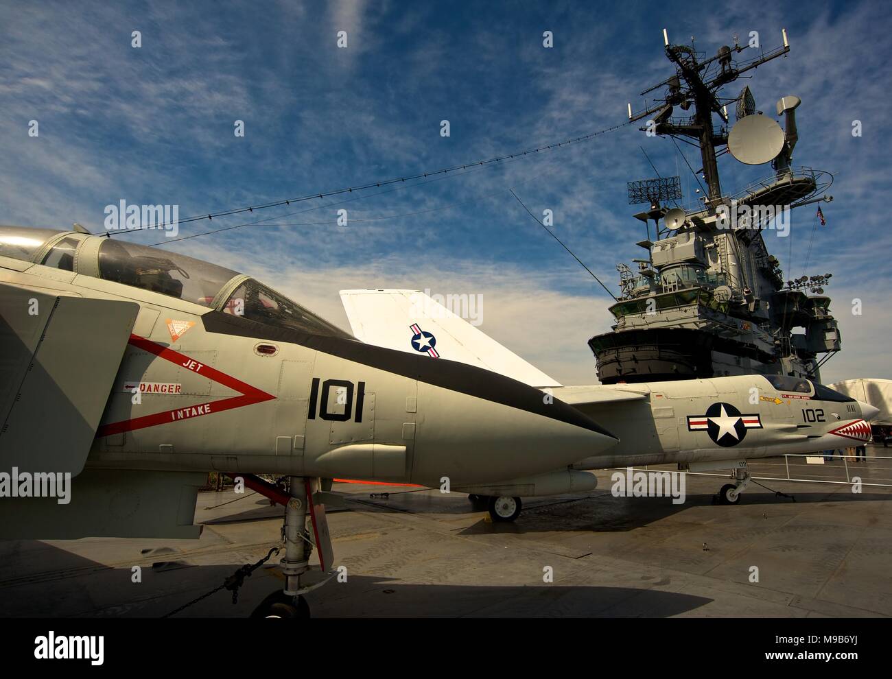 Former USS Intrepid aviation Museum - New York April 2012 Stock Photo ...