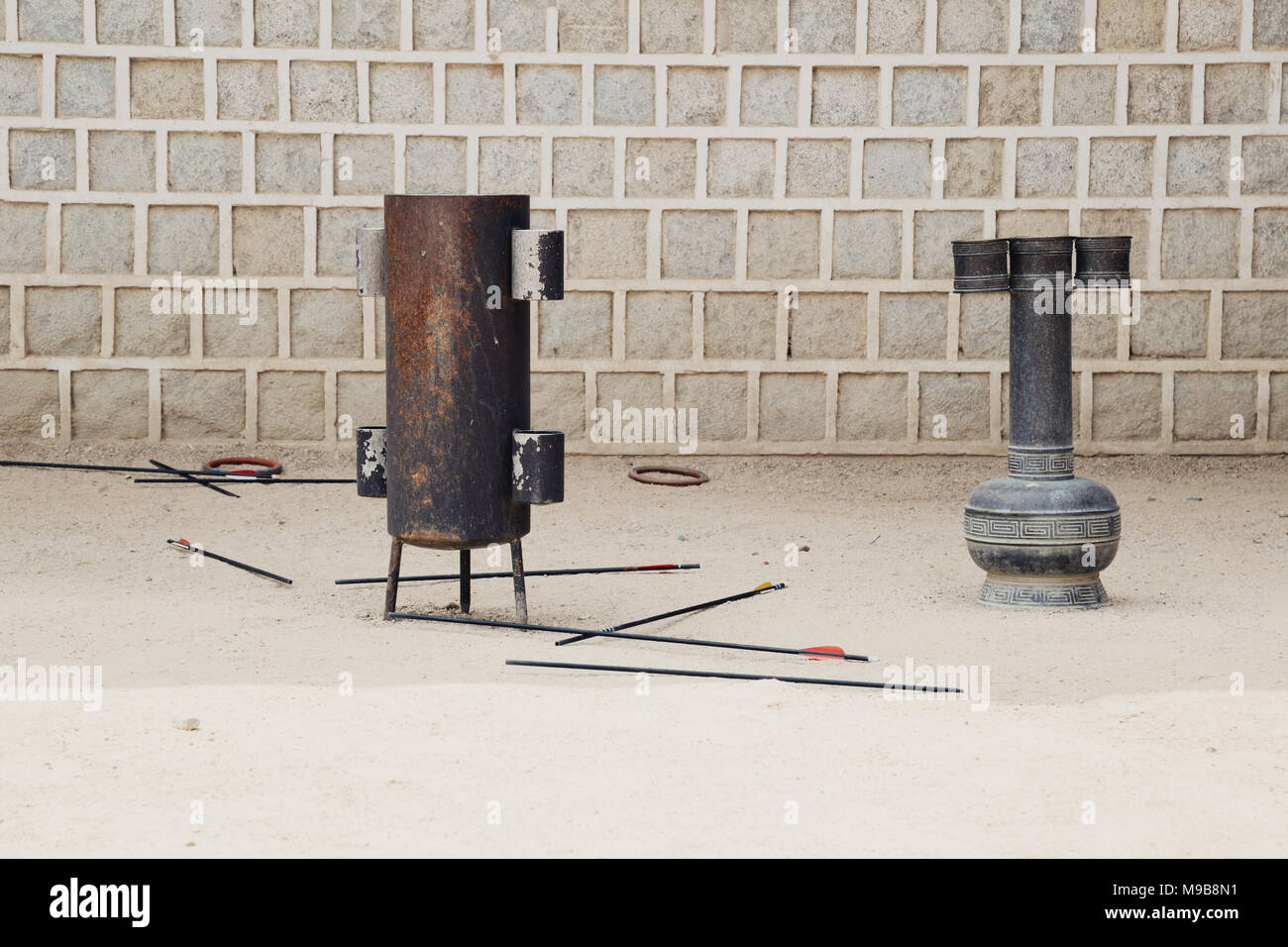 Korean traditional game, called Tuho Stock Photo - Alamy