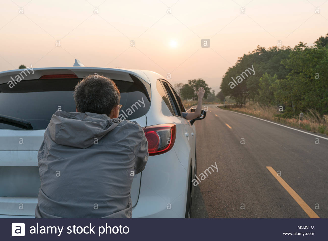 Funny Pushing Car Stock Photos & Funny Pushing Car Stock Images - Alamy