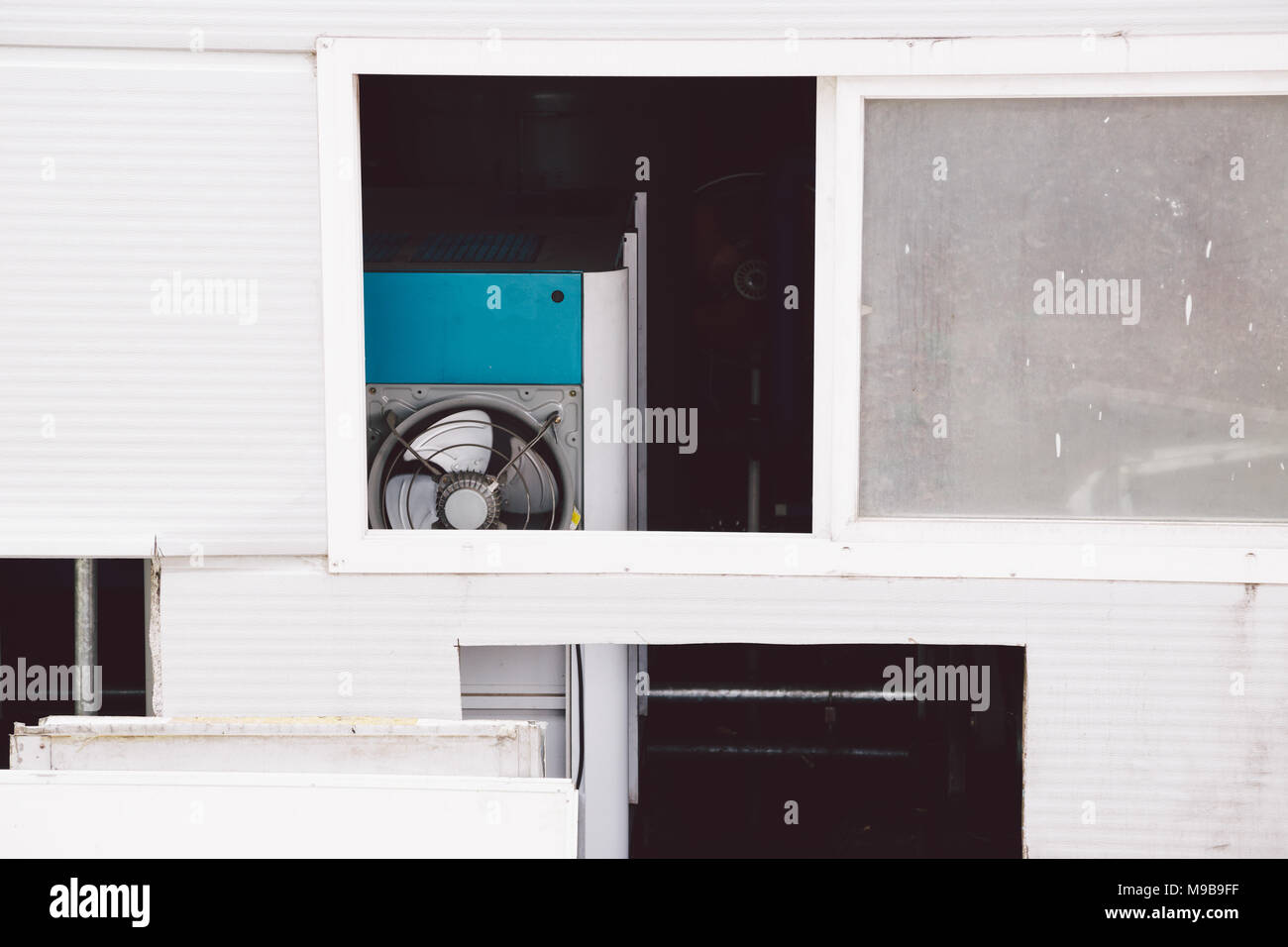 Machine ventilation fan in factory Stock Photo - Alamy