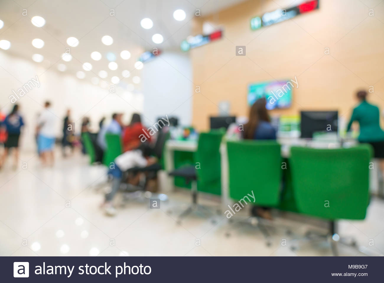 Bank Interior Counter Stock Photos & Bank Interior Counter Stock Images ...