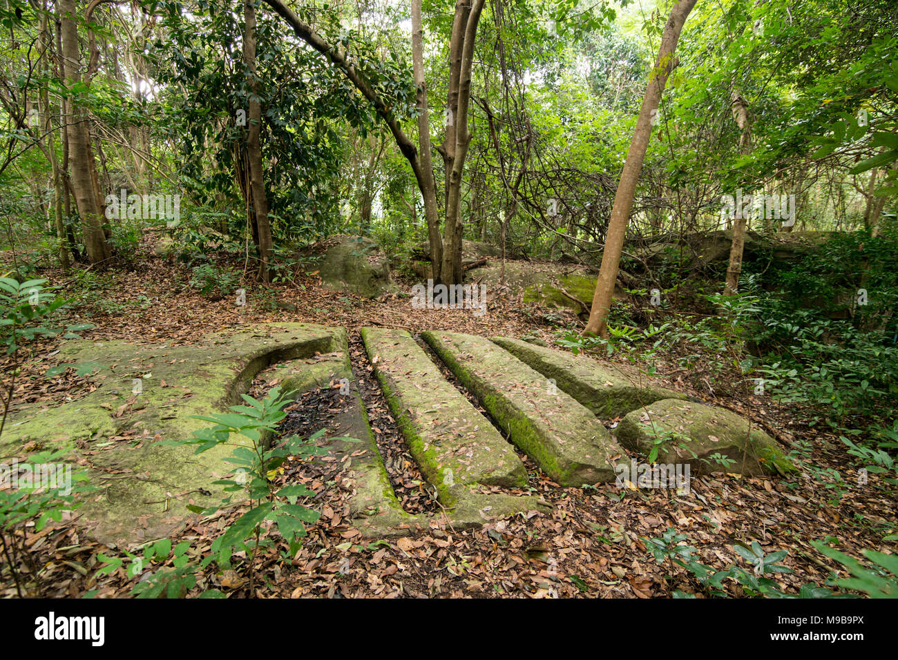 the ancient Quarry of khmer at the town of Ban Kruat at south of the ...