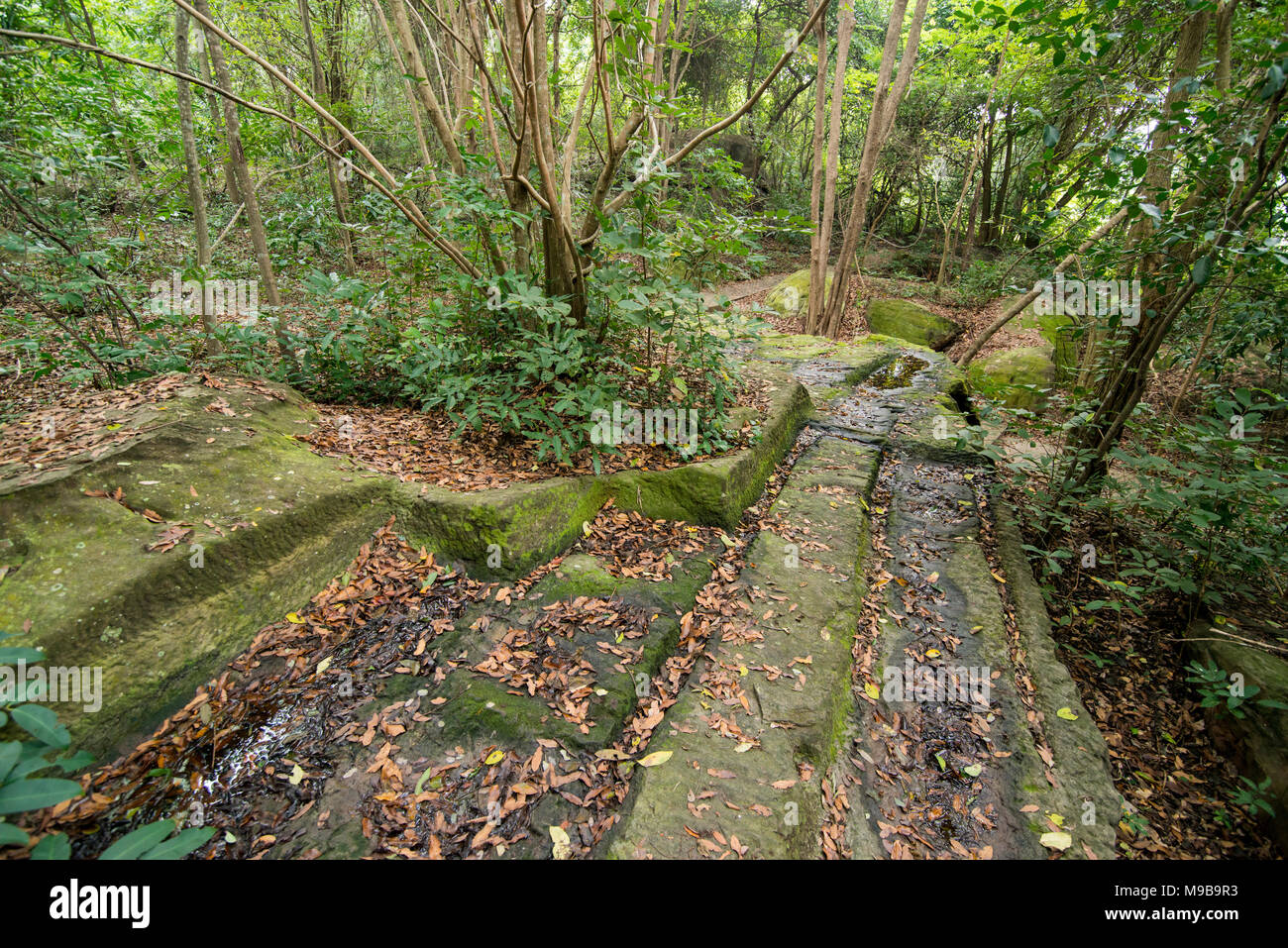 the ancient Quarry of khmer at the town of Ban Kruat at south of the ...