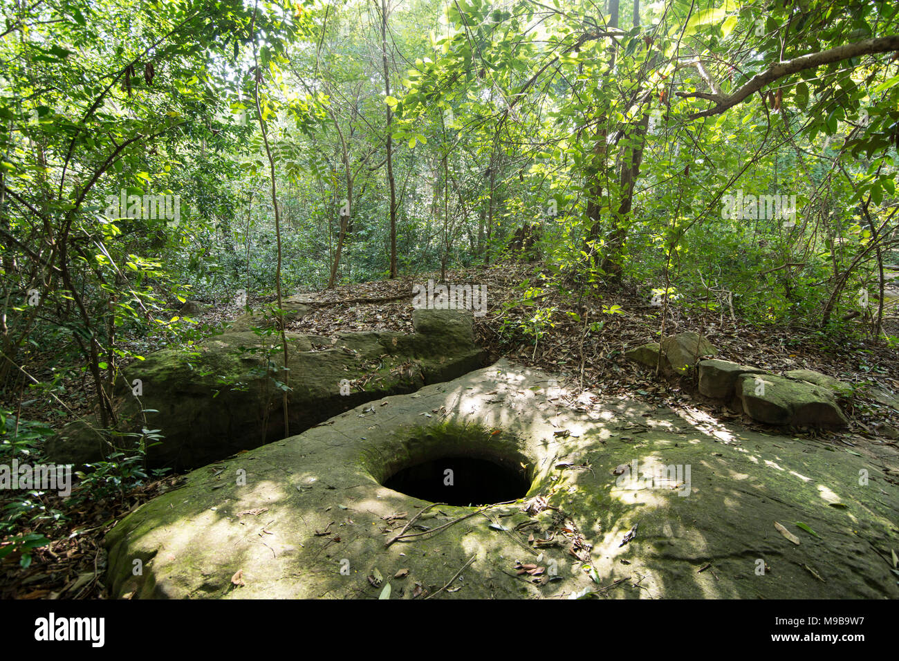 the ancient Quarry of khmer at the town of Ban Kruat at south of the ...