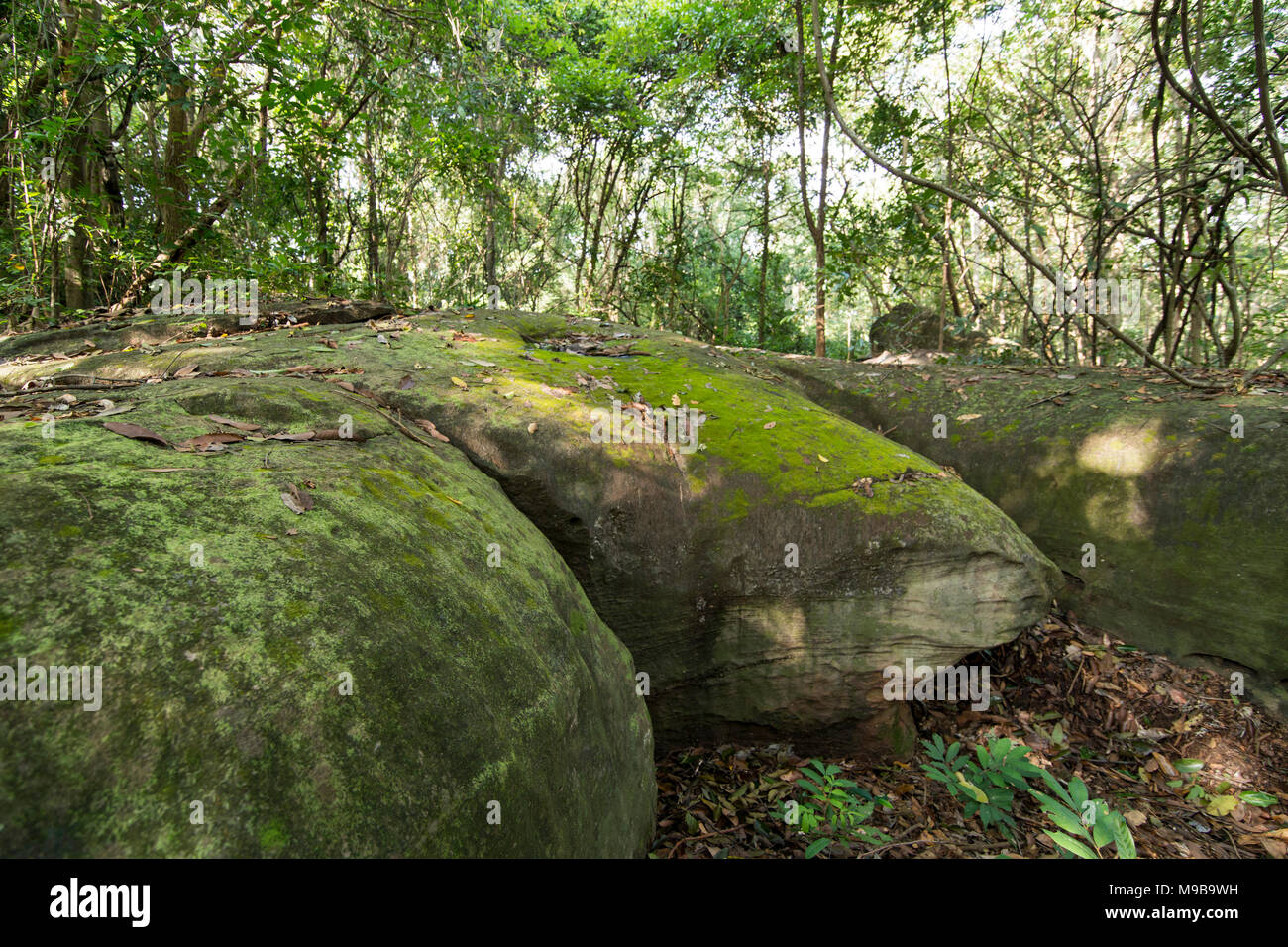 the ancient Quarry of khmer at the town of Ban Kruat at south of the ...