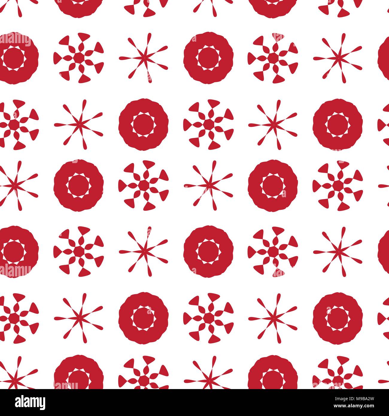 Red on white seamless Stock Vector Images - Alamy