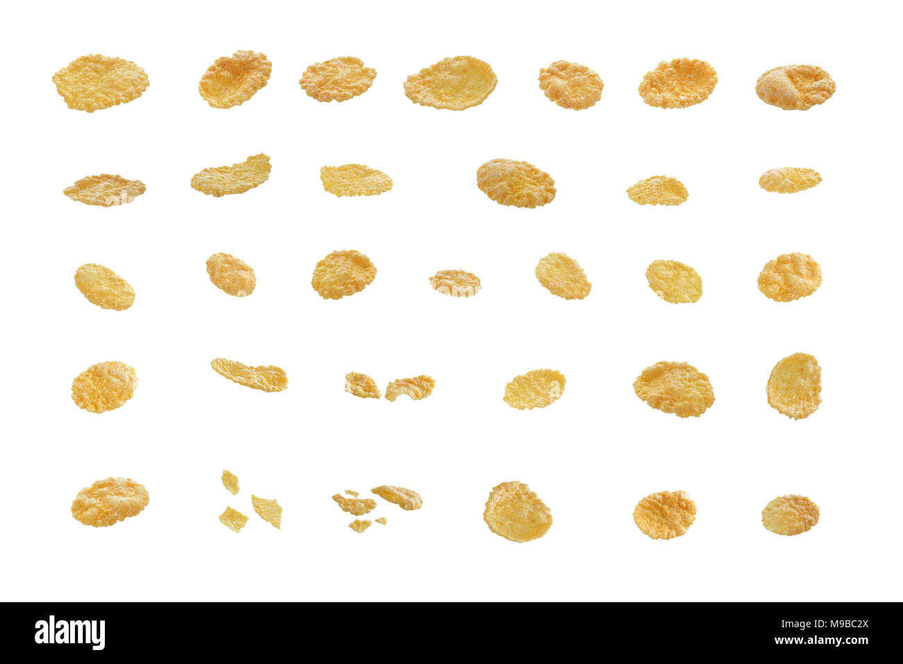 Falling flakes of corn hi-res stock photography and images - Alamy