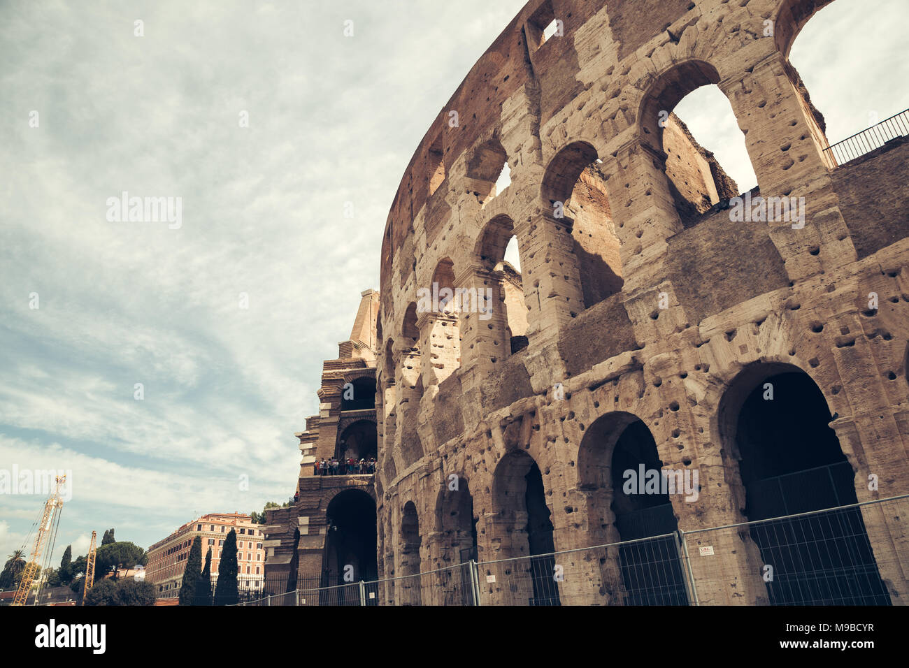 Famous landmark Colosseum in Rome, Italy Stock Photo - Alamy