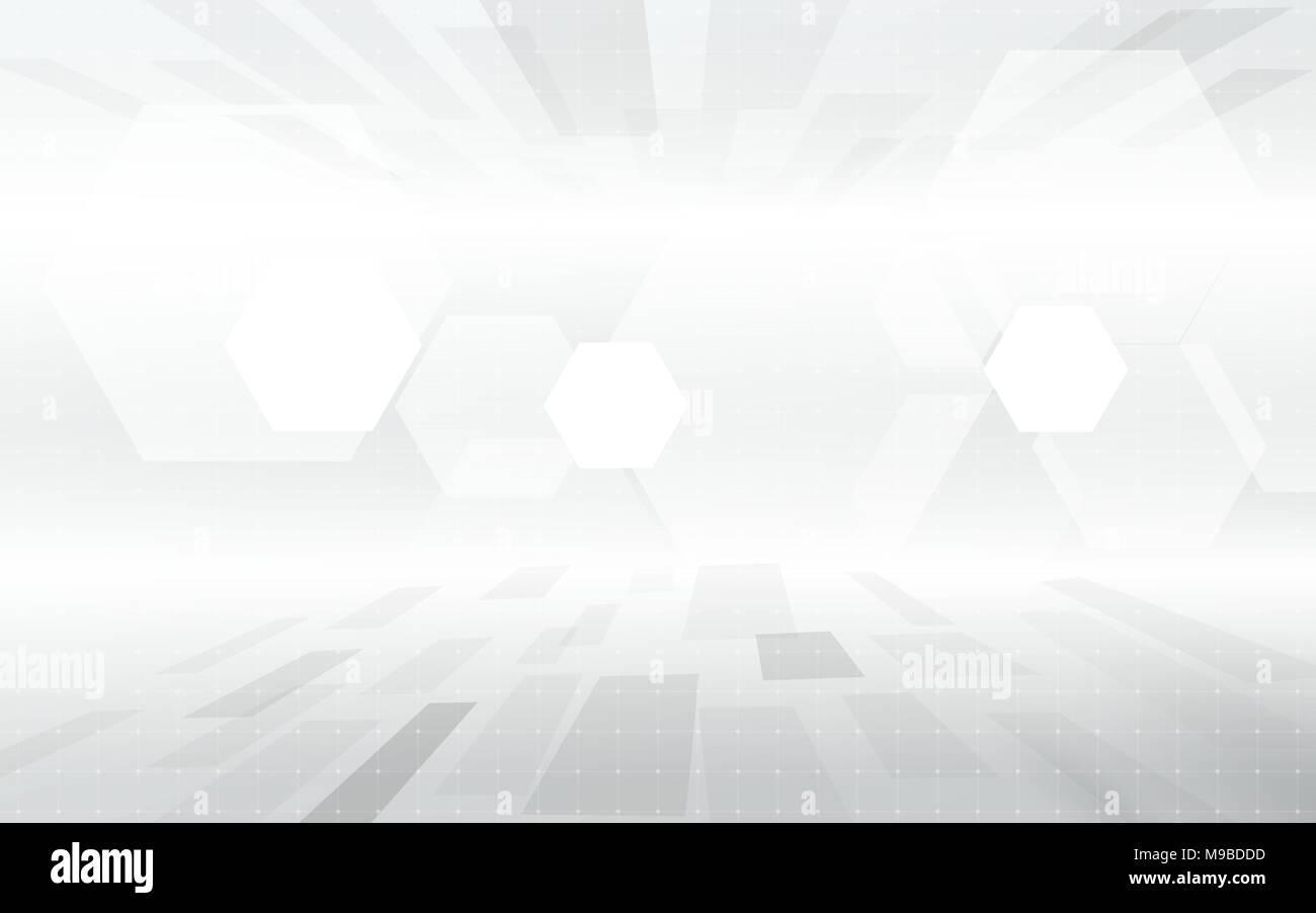 Abstract technology digital hi tech geometric gray color concept ...
