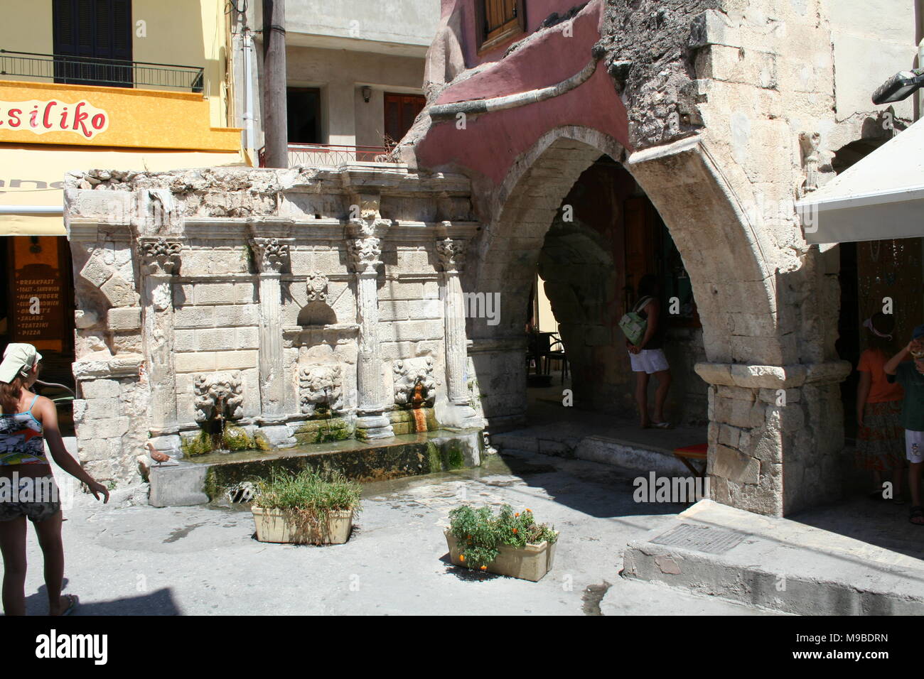 Rimondi fountain in Rethymnon Stock Photo - Alamy