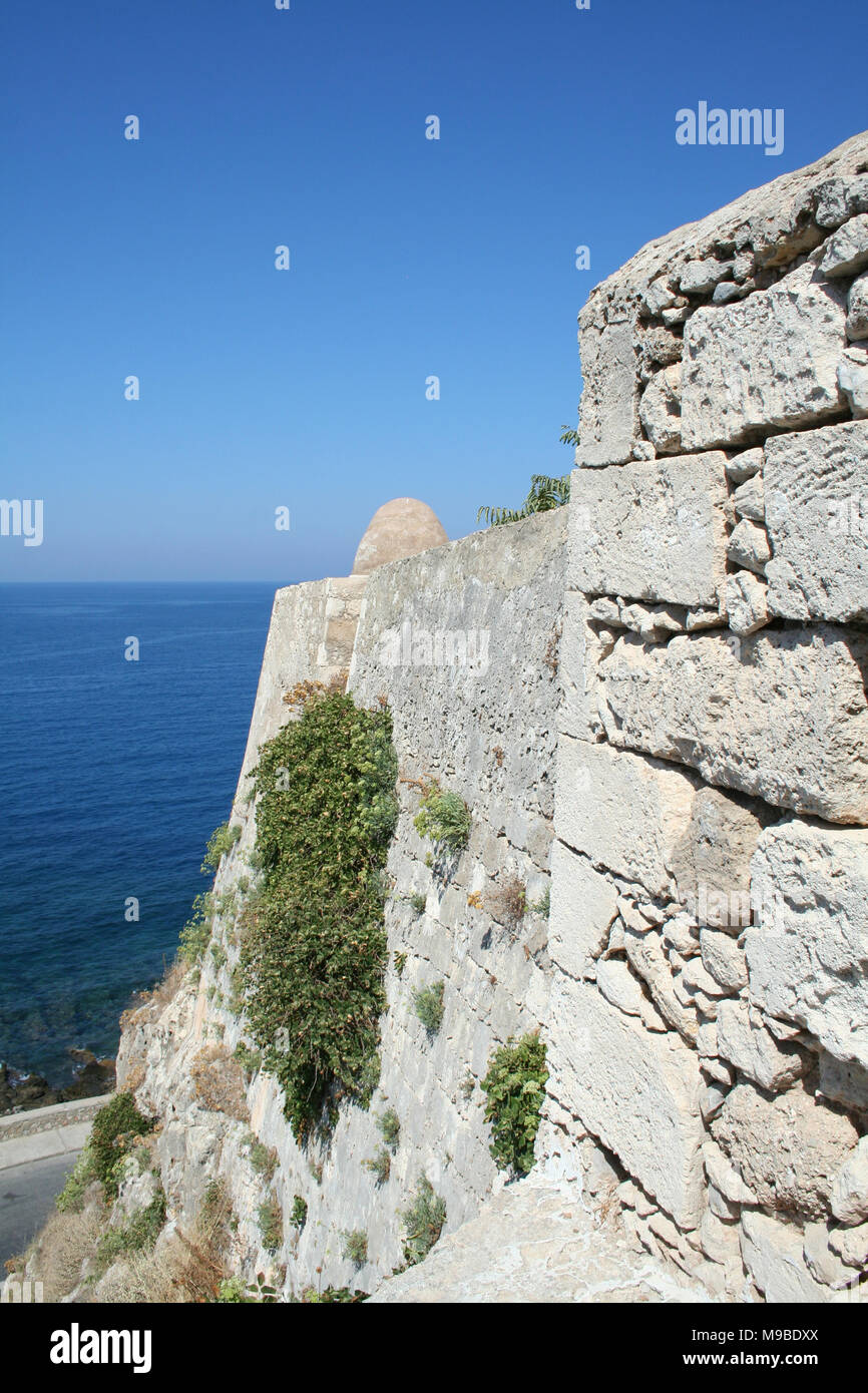 Venetian fort in Rethymno Stock Photo - Alamy