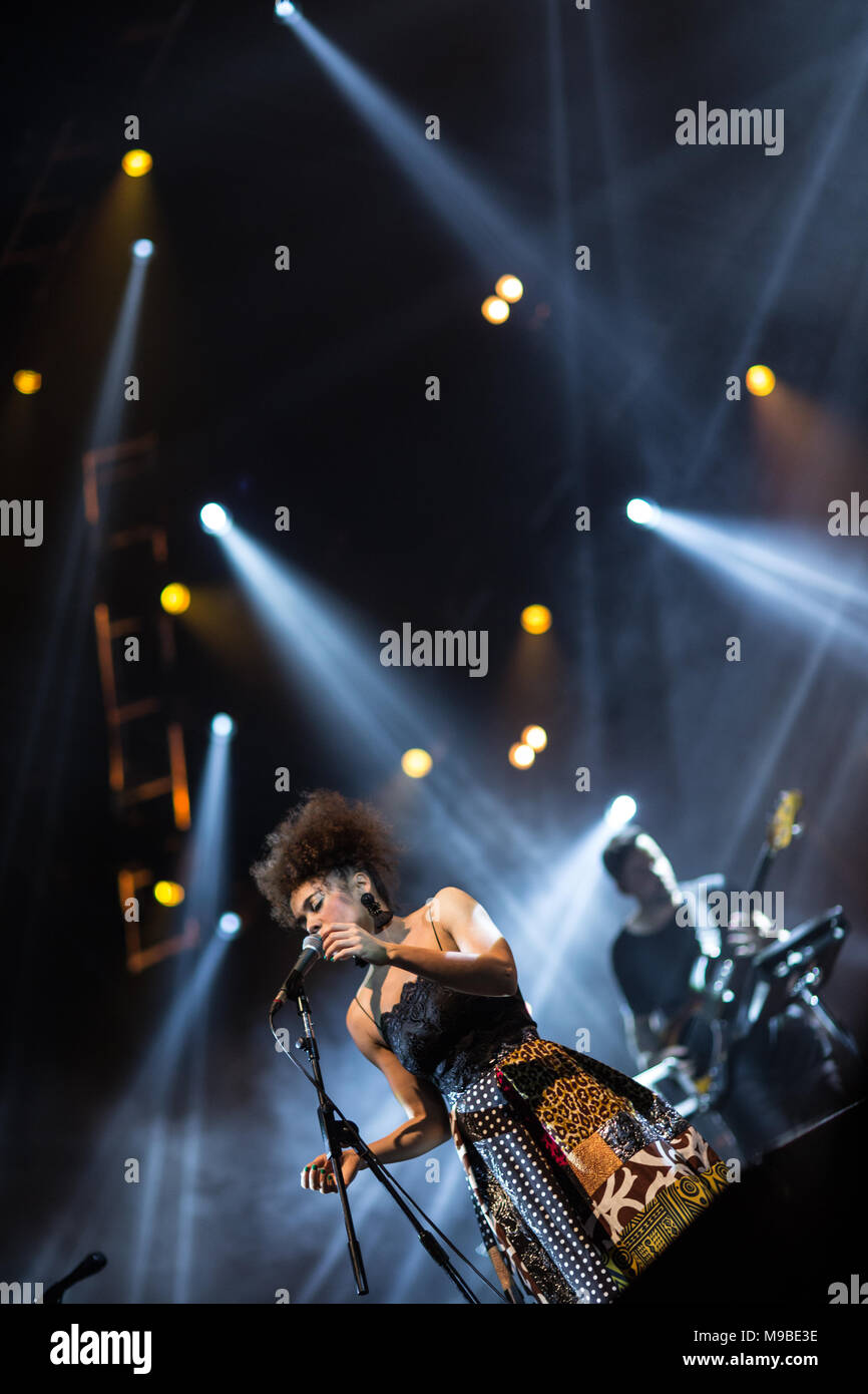 London, UK, 28 November 2014,Andreya Triana sings at the final gig of ...