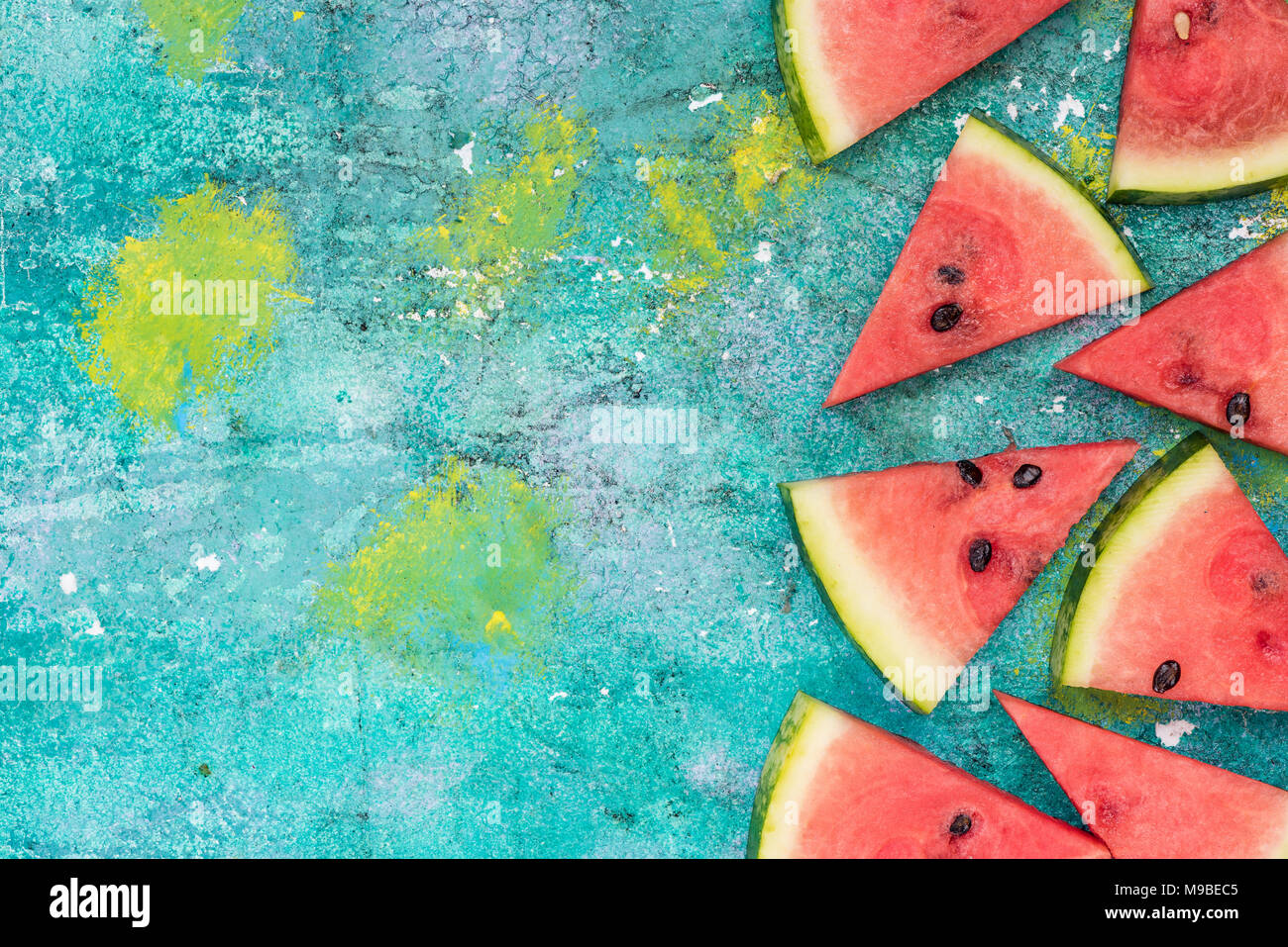 Faded Watermelon Border