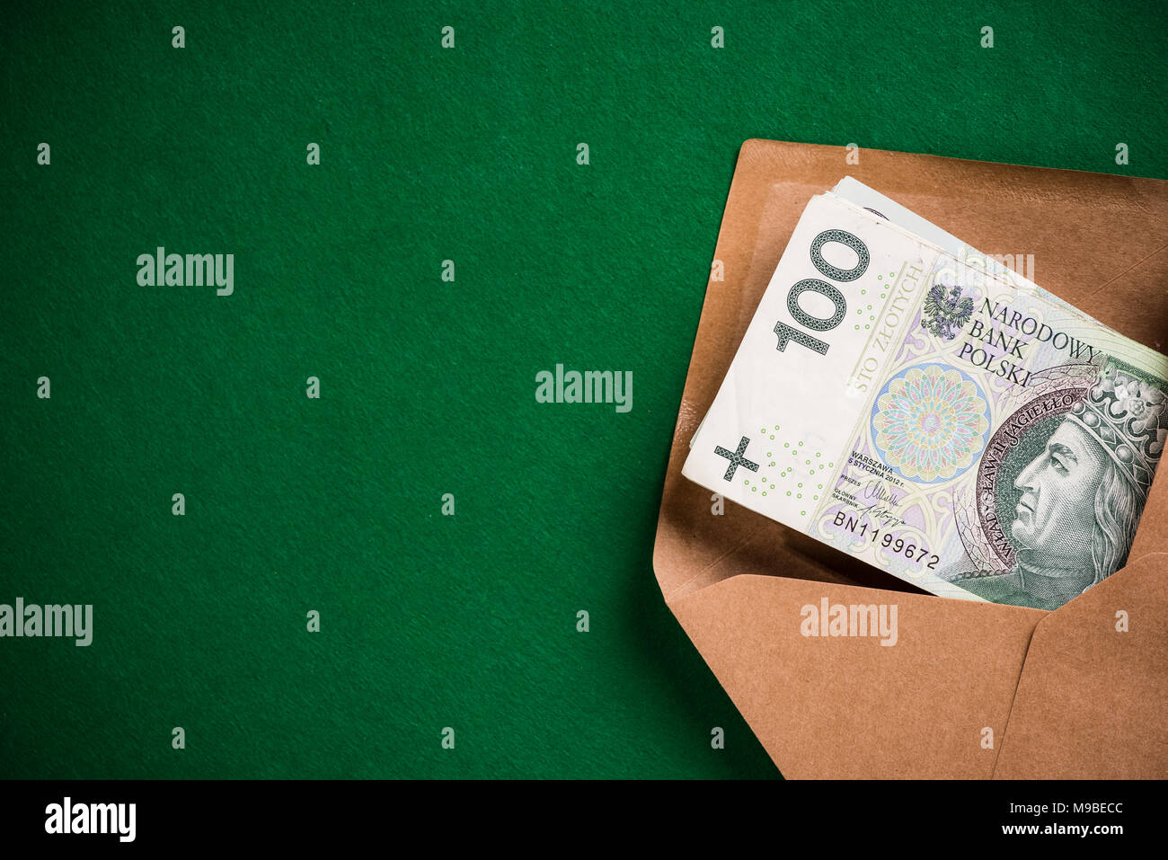 Envelope for dishonest politics,corruption and bribery concept Stock ...