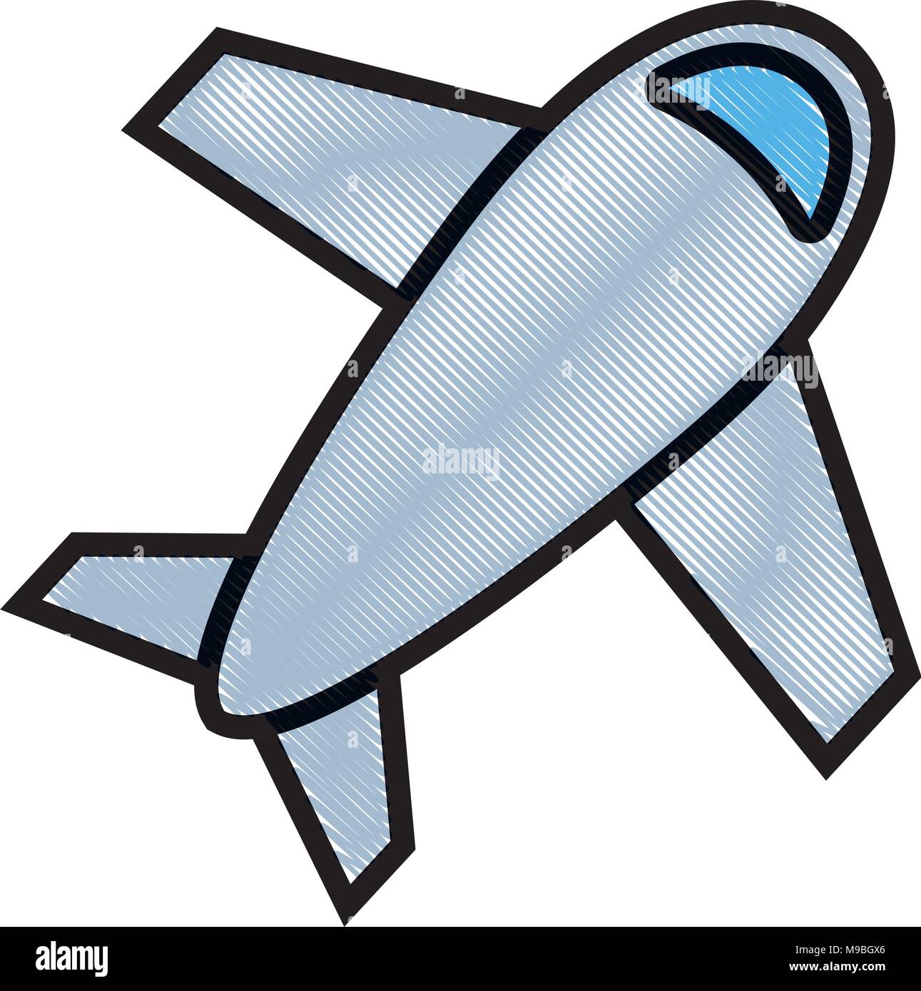 airplane icon over white background, colorful design. vector ...