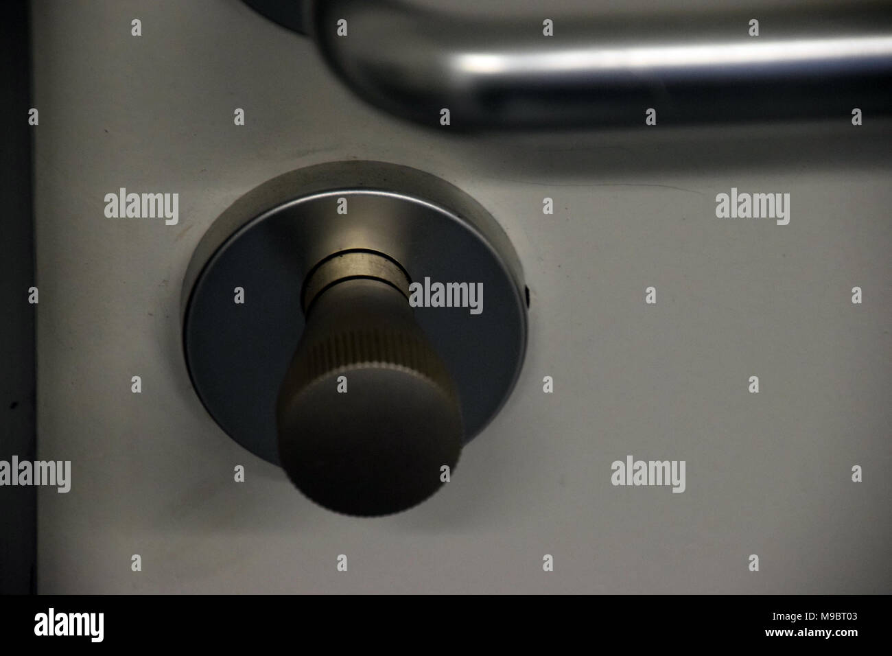 safe entrance with rotating door knob Stock Photo - Alamy