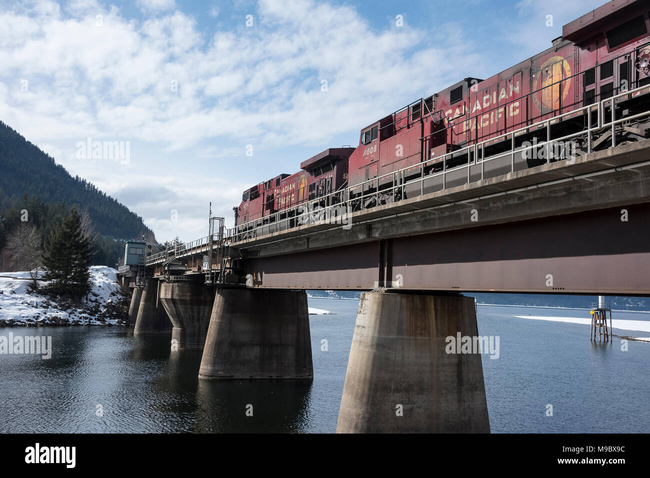 Cpr train railway bridge over hi-res stock photography and images - Alamy