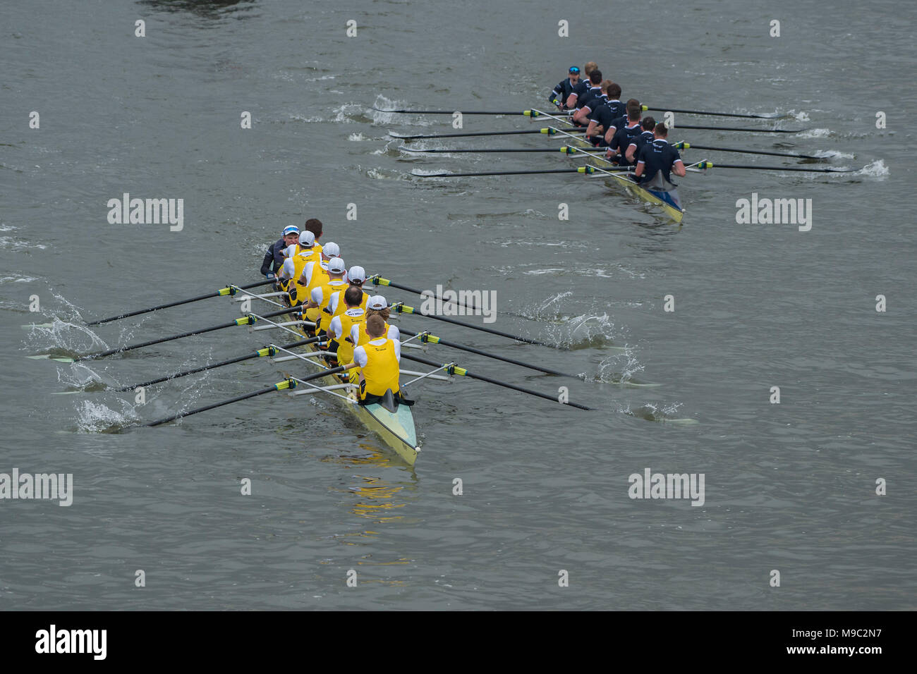 London, UK. 24th march, 2018. The Mens Second Crews (Isis and Goldie ...