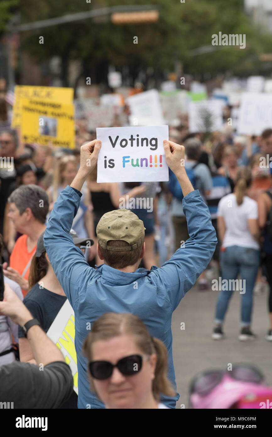 Nearly 10,000 marchers converge in downtown Austin at the State Capitol ...