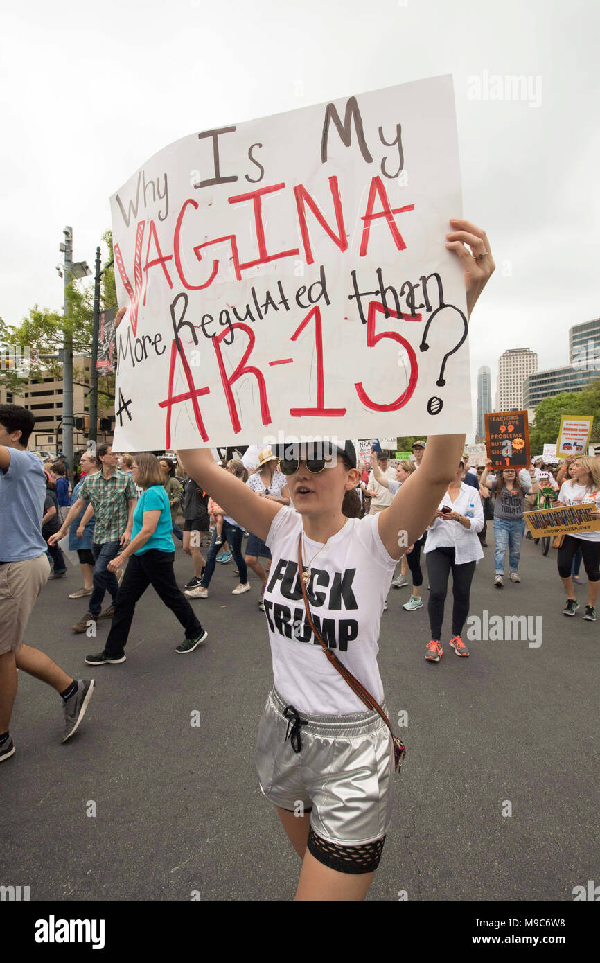 Nearly 10,000 marchers converge in downtown Austin at the State Capitol ...