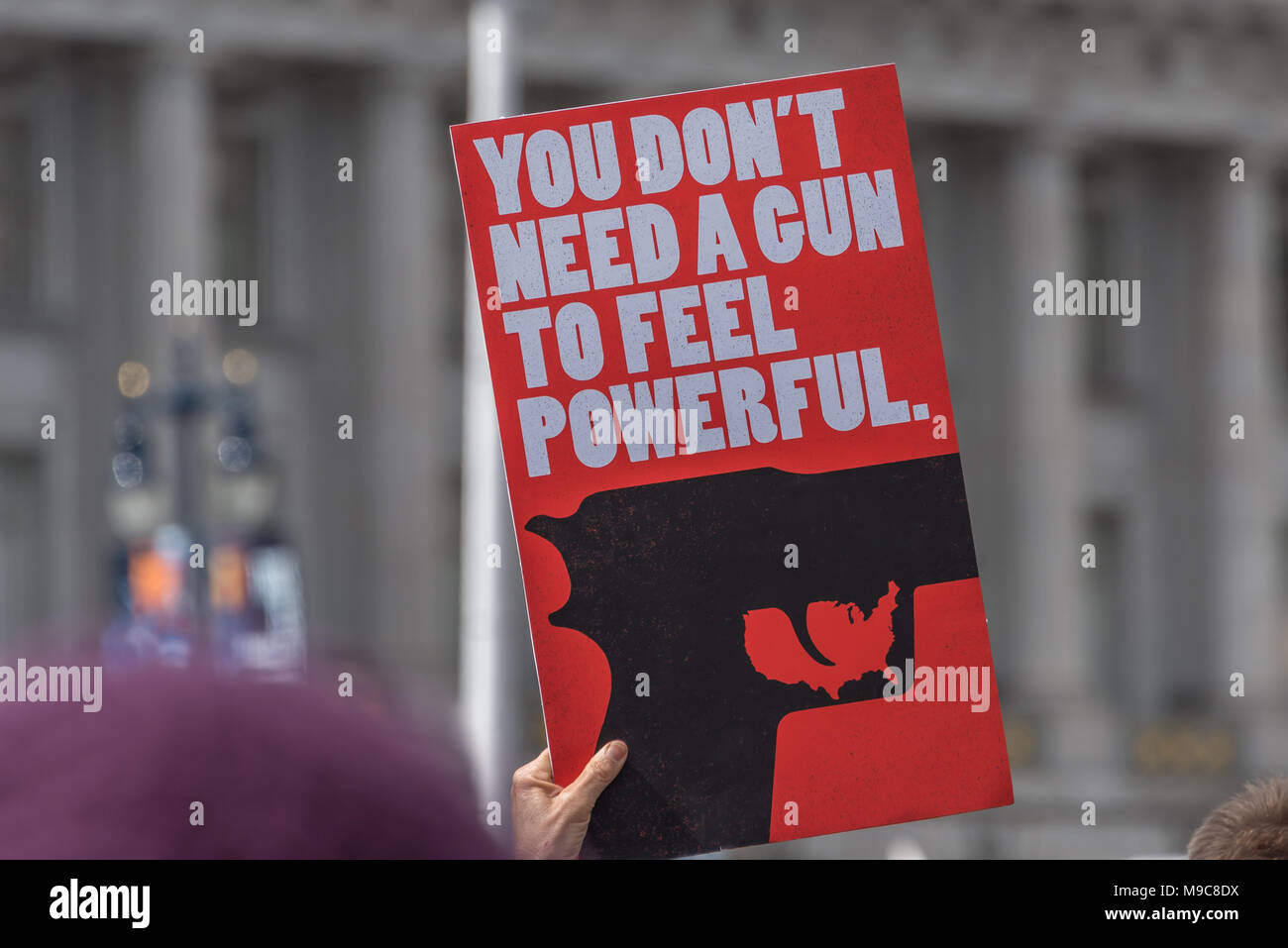 End gun violence sign hi-res stock photography and images - Alamy