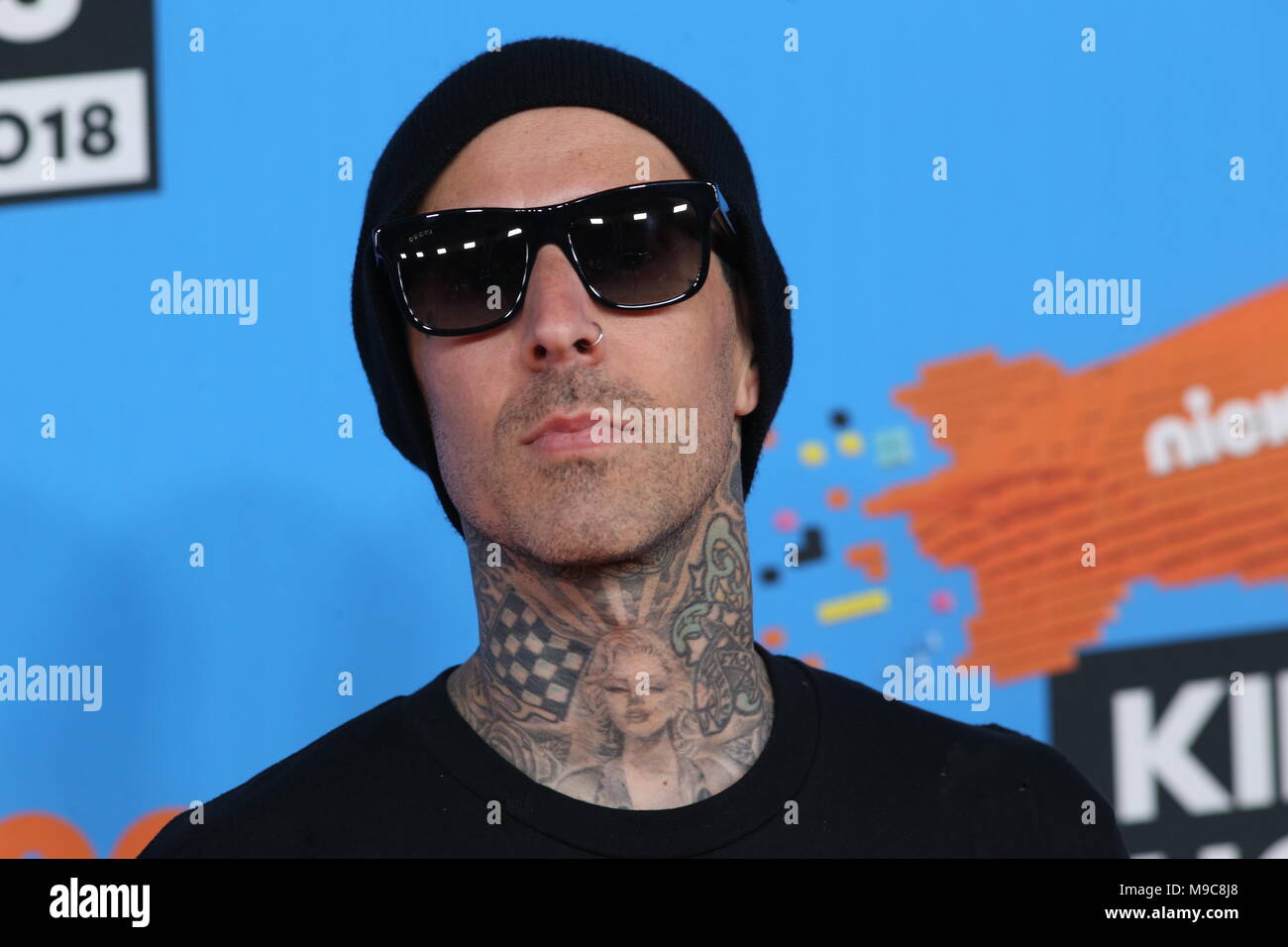 Inglewood, Ca. 24th Mar, 2018. Travis Barker attends Nickelodeon's 2018 ...