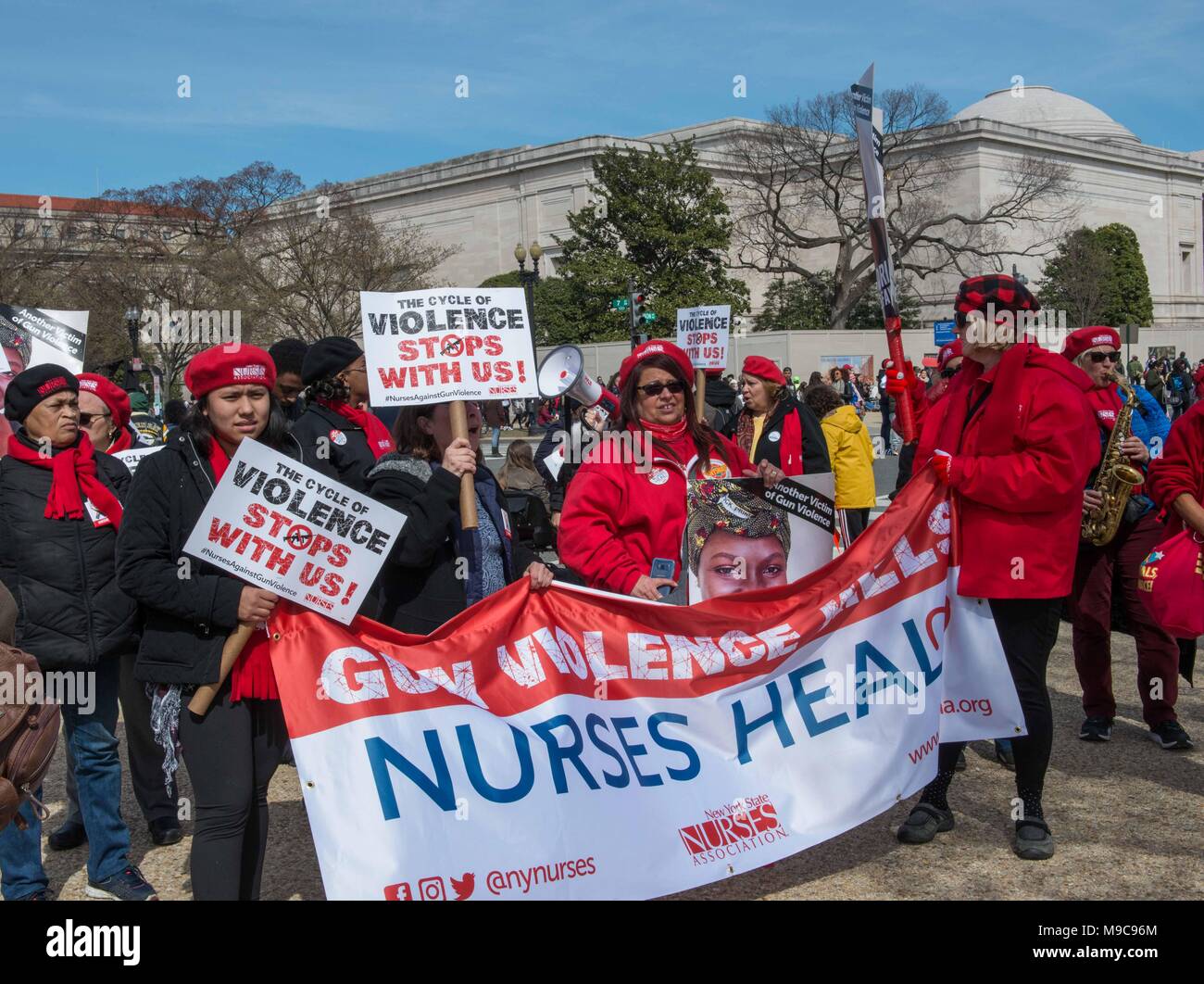 Nurses Marching High Resolution Stock Photography and Images - Alamy
