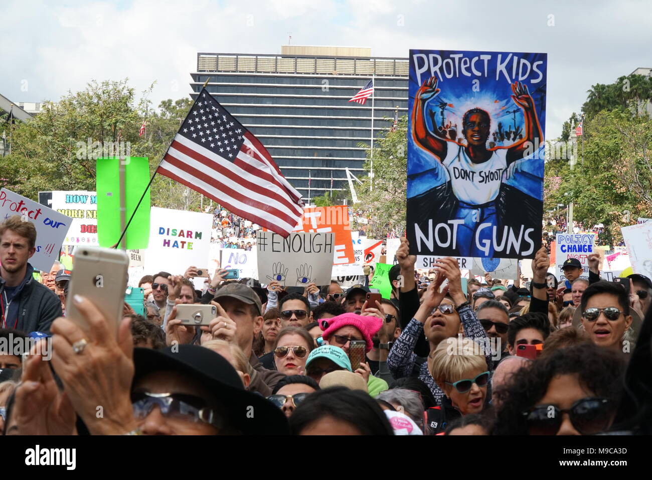 March 24, 2018, Los Angeles,California The March For Our Lives event in ...