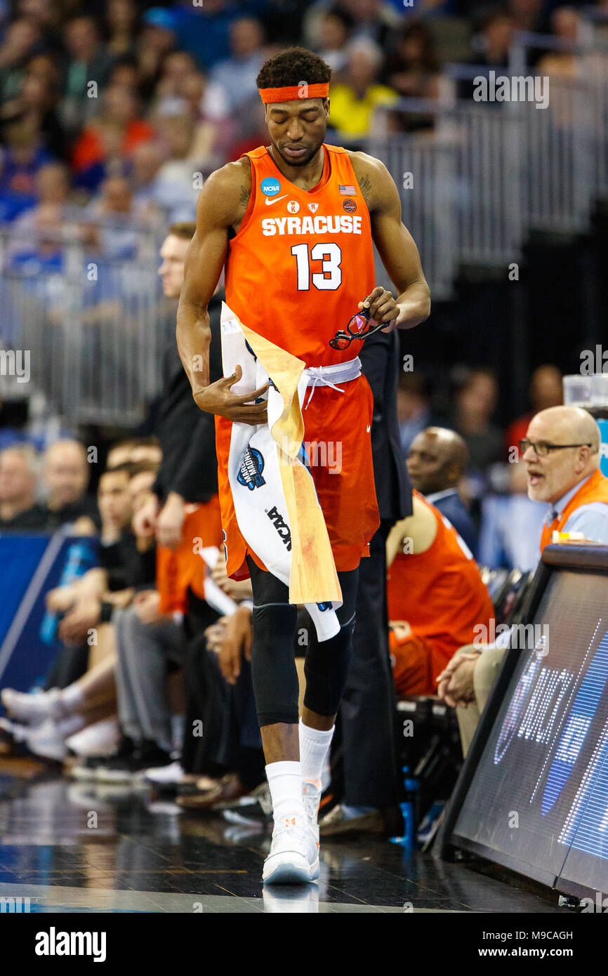 Omaha, NE U.S. 23rd Mar, 2018. Syracuse Orange center Paschal Chukwu ...