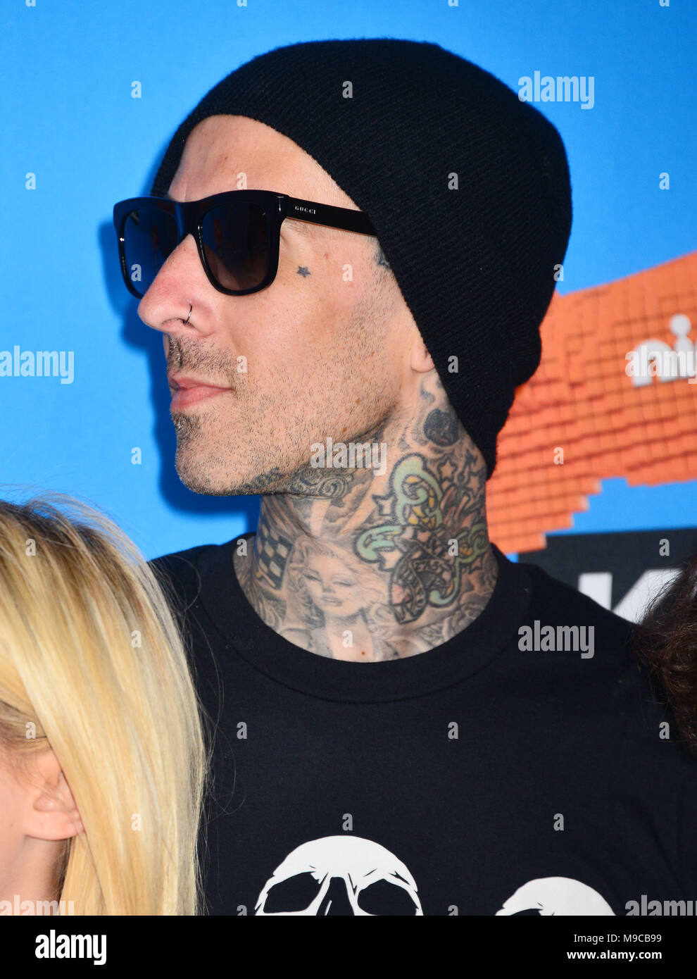 Travis Baker 040 attends Nickelodeon's 2018 Kids' Choice Awards at The Forum on March 24, 2018 ...