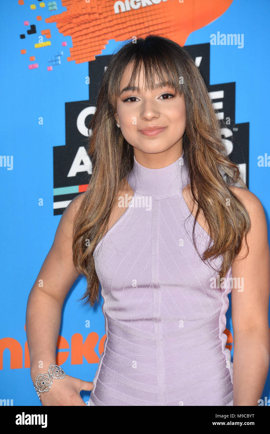 LOS ANGELES, CA. March 24, 2018: Angelic at Nickelodeon's 2018 Kids ...