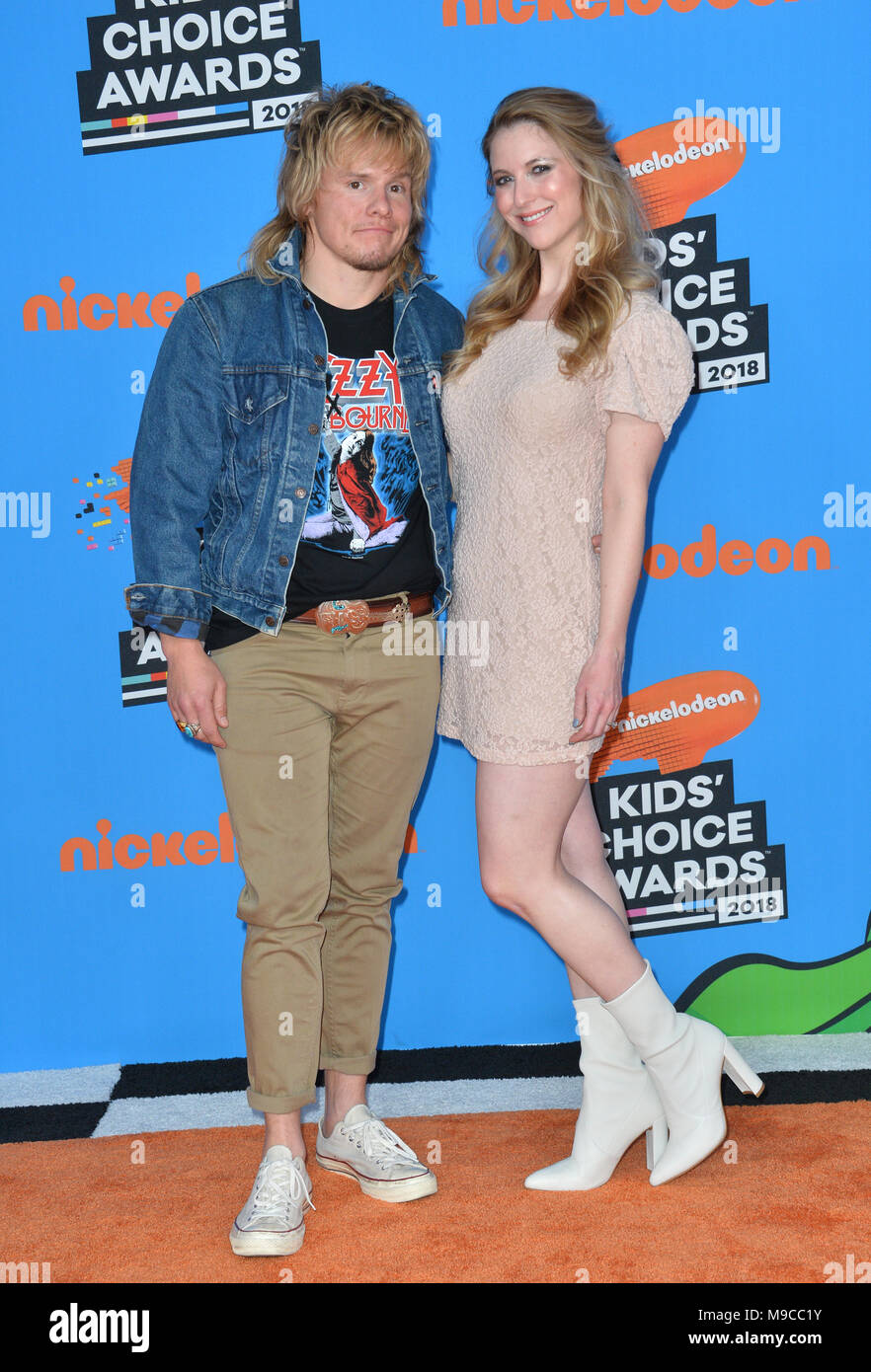 LOS ANGELES, CA. March 24, 2018: Tony Cavalero & Annie Cavalero at ...