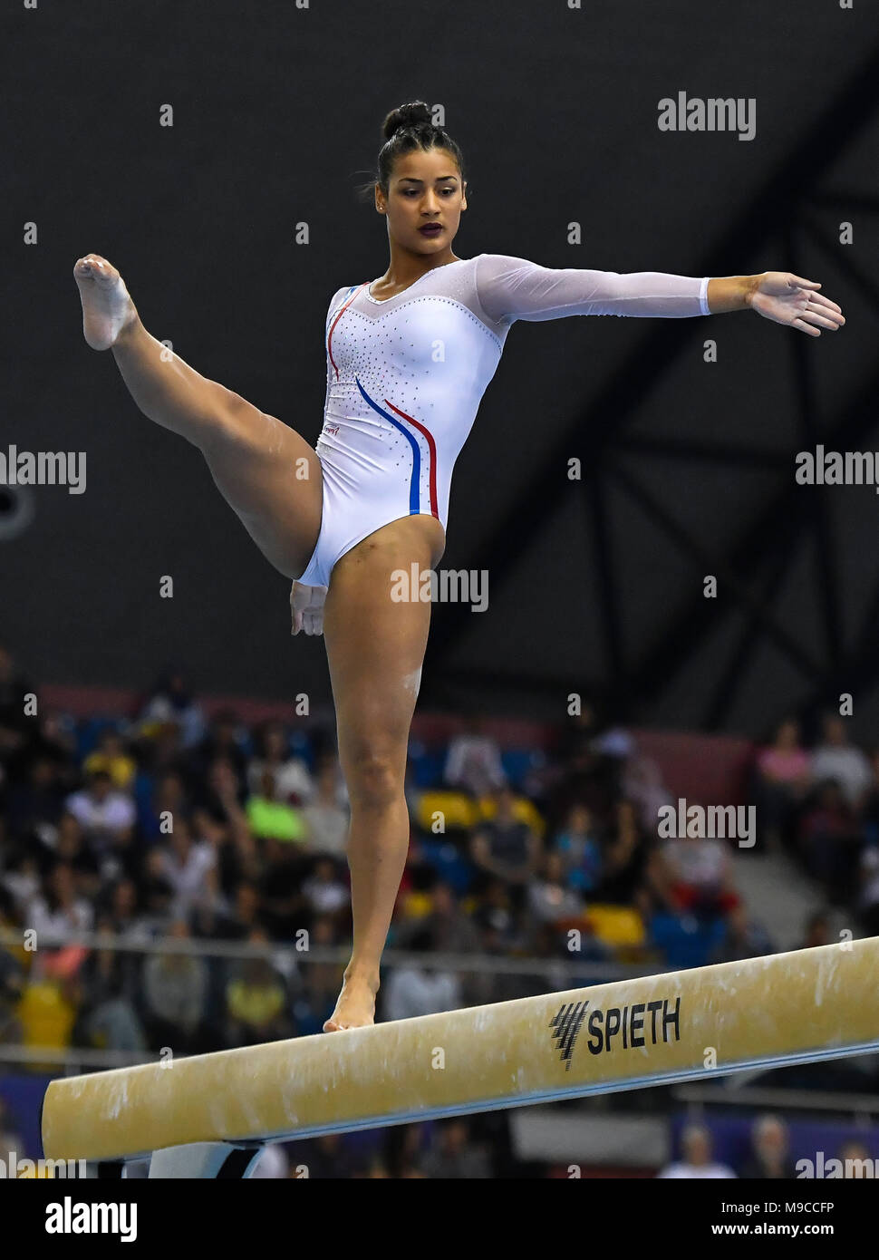 Doha, Capital of Qatar. 24th Mar, 2018. Marine Boyer of France competes ...