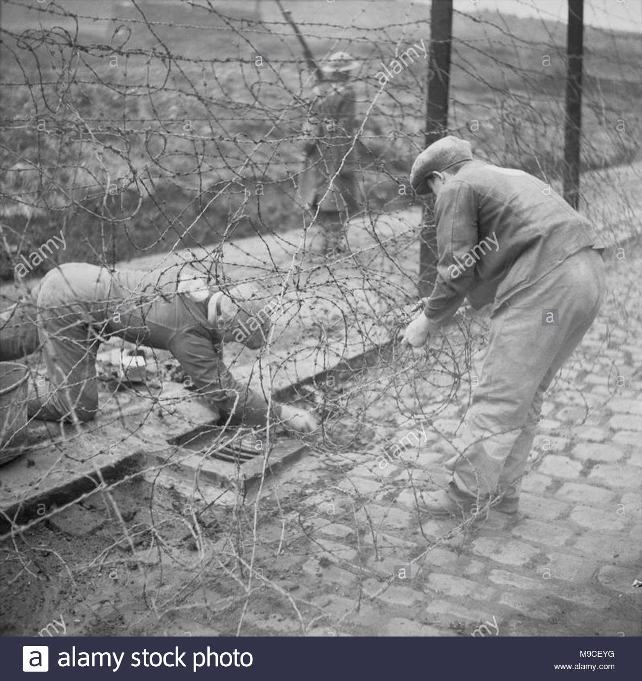 Prisoner War In Barbed Wire Stock Photos & Prisoner War In Barbed Wire ...