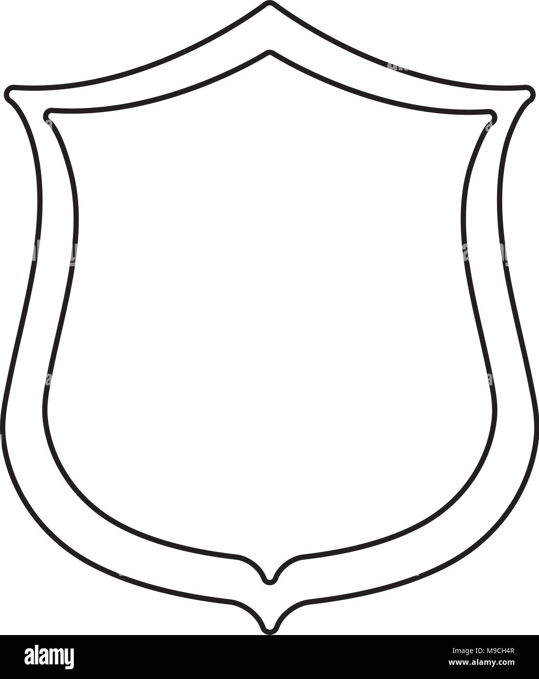 shield icon over white background, vector illustration Stock Vector ...