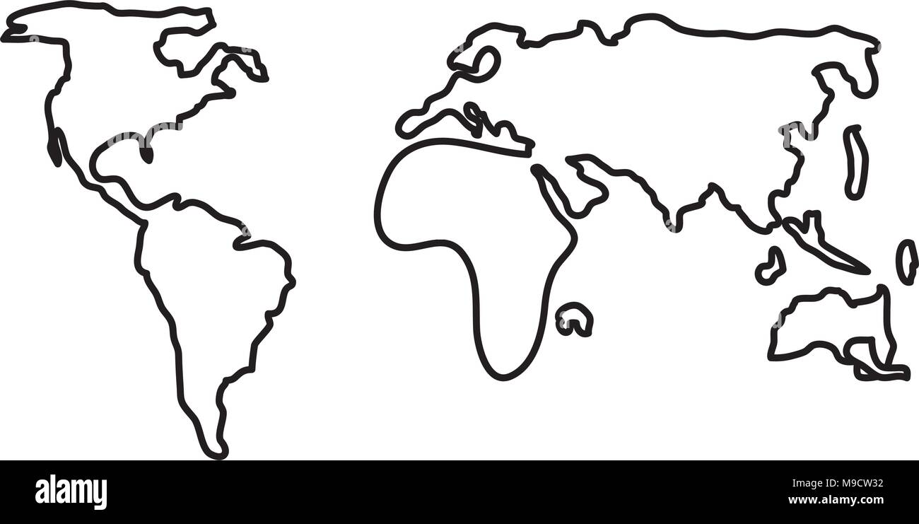 World Map icon over white background, vector illustration Stock Vector ...